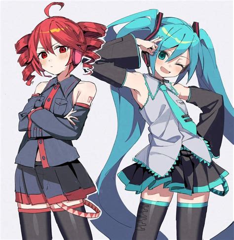 Kasane Teto & Hatsune Miku ︎ | Hatsune miku, Miku hatsune vocaloid, Miku