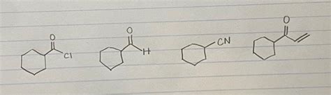 Solved Which Will Undergo Hydrolysis To Form A Carboxylic