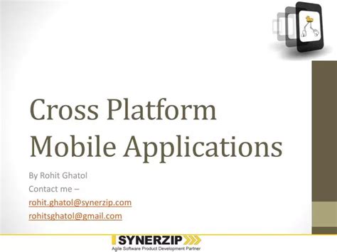 Ppt Cross Platform Mobile Applications Powerpoint Presentation Free Download Id3606882