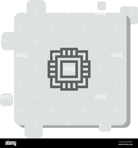 Cpu Vector Icon Modern Simple Vector Illustration Stock Vector Image Art Alamy