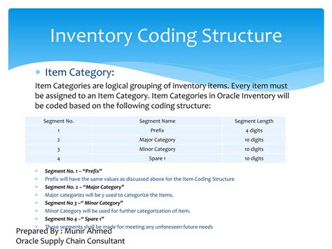 oracle inventory item structure pdf