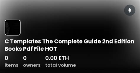 C Templates The Complete Guide 2nd Edition Books Pdf File Hot