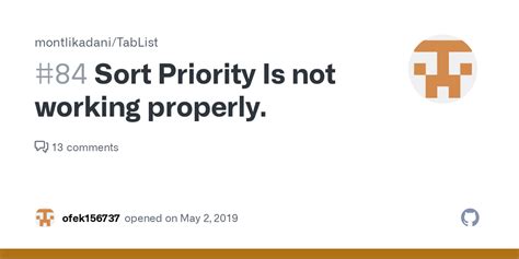 Sort Priority Is Not Working Properly · Issue 84 · Montlikadani