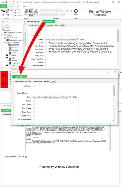 Client Administration Guide Control Floating Windows Launch A ViewX Client On A Multi Monitor