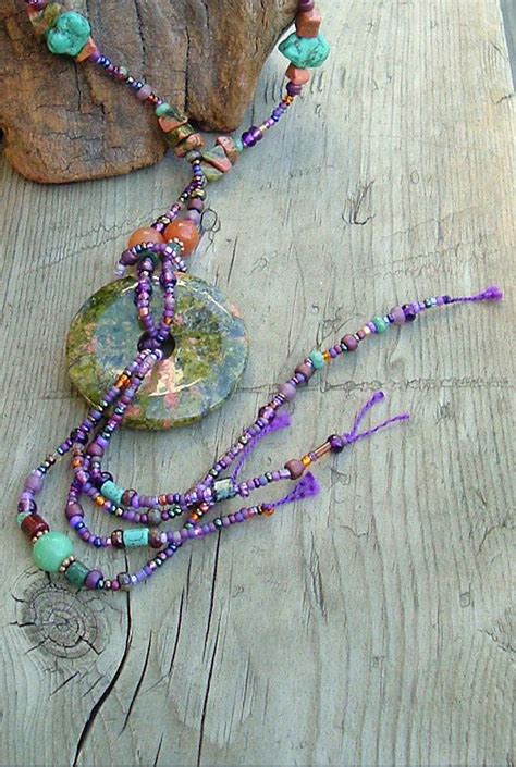 100 Ideas De Collar Bohemio Collar Bohemio Bisuteria Collar Bisuteria