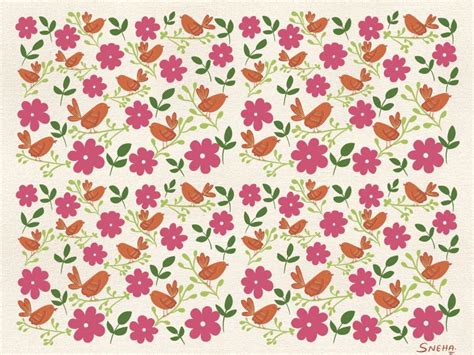 Sneha Das On Linkedin Patterndesign Design Digitalart 2dart Spring Color Procreate