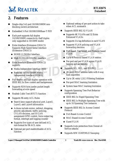 Rtl8367s Cgdatasheetpdfrtl8367s参数rtl8367s规格书 硬件开发文档类资源 Csdn下载