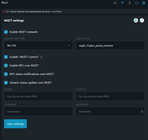 Shelly 1 Plus Addon Mqtt Ha Setup Configuration Home Assistant