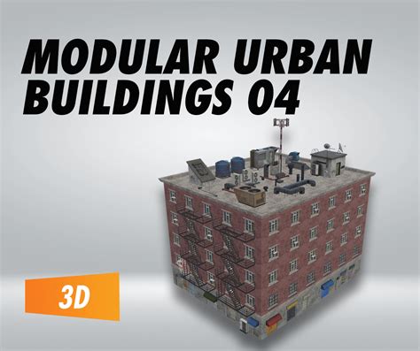 Modular Urban Buildings Filebase For Unity