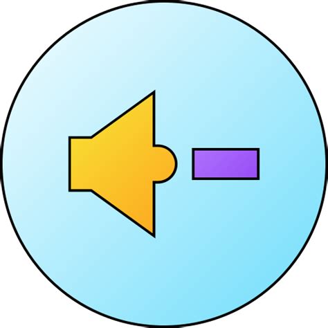 Decrease Volume Generic Gradient Lineal Color Icon Decrease Volume Generic Gradient Lineal Color Icon