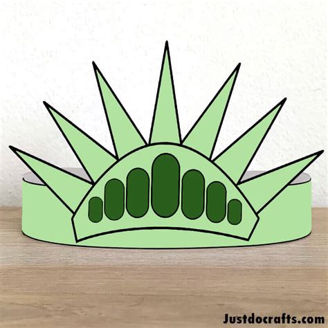 Printable Statue Of Liberty Crown Template