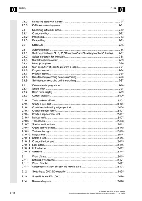 Fadal Siemens Operation Programming Guide Pdf