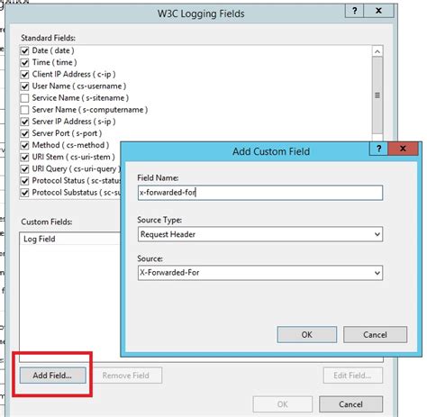 Customize Logging Fields In Iis For Hosted Website Inthetechpit