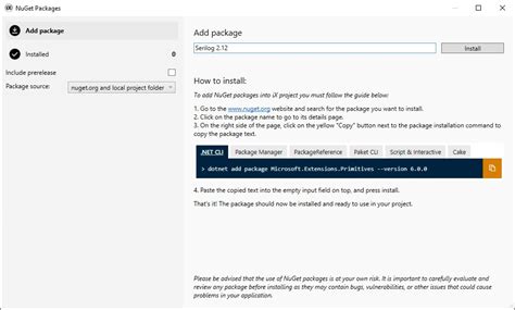 Nuget Packages
