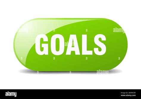 Goals Button Goals Sign Key Push Button Stock Vector Image And Art Alamy