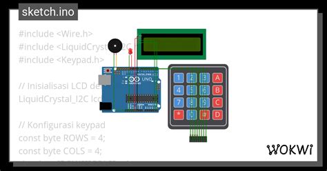 Mikrokontroler Sistem Keamanan Wokwi Esp32 Stm32 Arduino Simulator