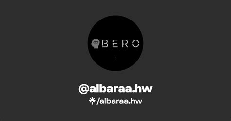 Albaraahw Instagram Tiktok Linktree
