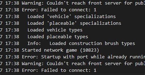 Cannot Connect To Server Error Fs22 Rfarmingsimulator