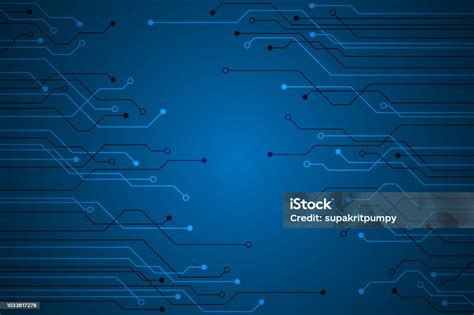 추상적인 기술 배경 회로 기판 패턴 회로판에 대한 스톡 벡터 아트 및 기타 이미지 회로판 Cpu 개념 Istock