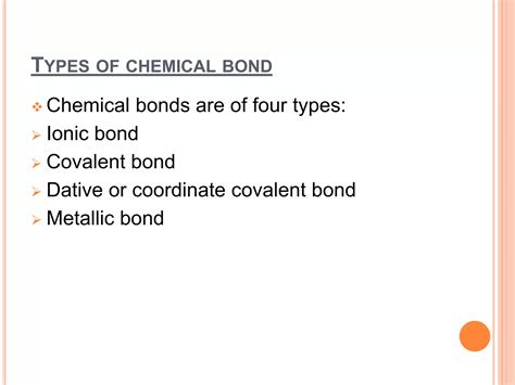 Structure Of Molecule Pptx Chemistry Science