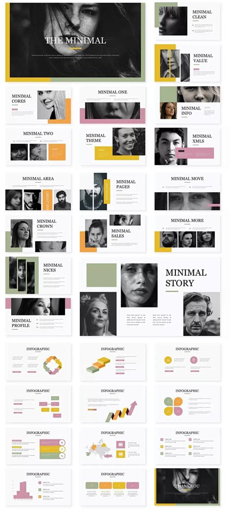 极简主义ppt模板下载（pptx） 花瓣网