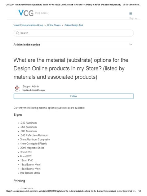 What Are The Material Substrate Options For The Design Online