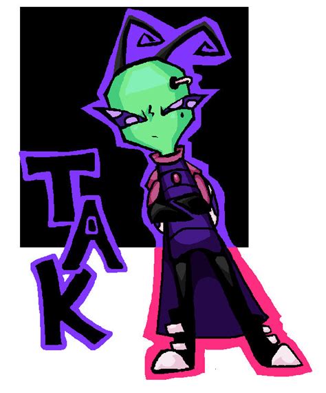 Tak Invader Zim By Zekkeelz On Deviantart