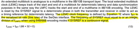 Adc12dj5200rf What Is The Frequency To Adc And Fpgas Clock And Sysref Data Converters
