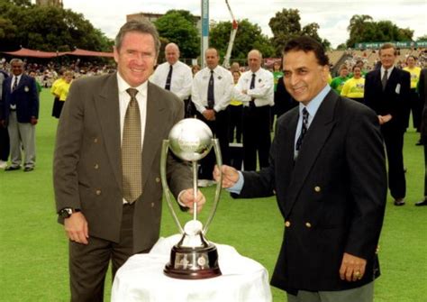 Sunil Gavaskar Out Of Border Gavasakar Trophy
