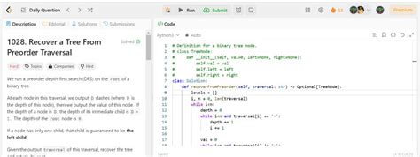 Tried The Pair Programming Feature On Leetcode Quite Convenient For