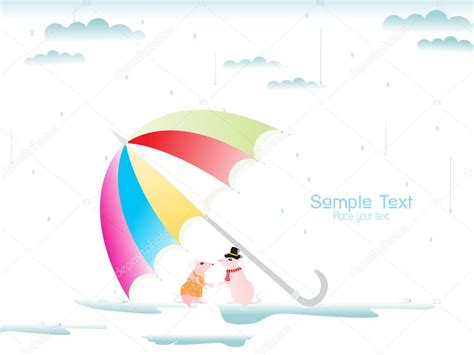 Abstract Rainy Background Illustration — Stock Vector © Alliesinteract 4084365