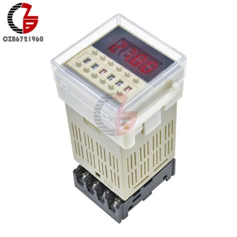 110v 220v 12v 24v Plc Time Relay Led Digital Time Delay Relay 2 Timers Relay Control Switch