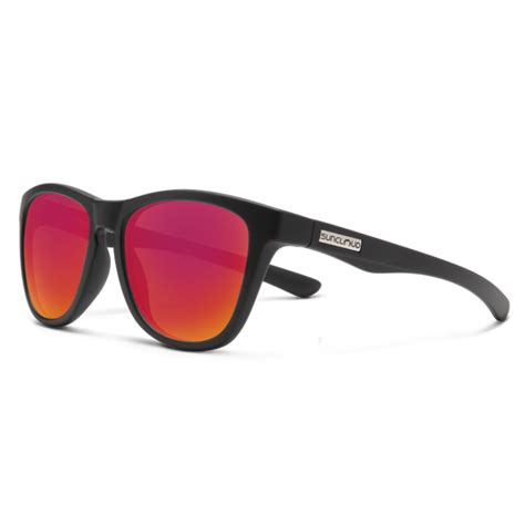 Suncloud Topsail Matte Blackpolarized Red Mirror Westside Stores
