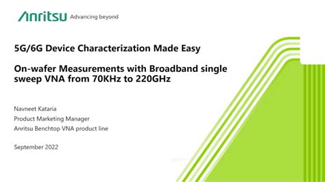 Anritsu Test And Measurement Video Portal