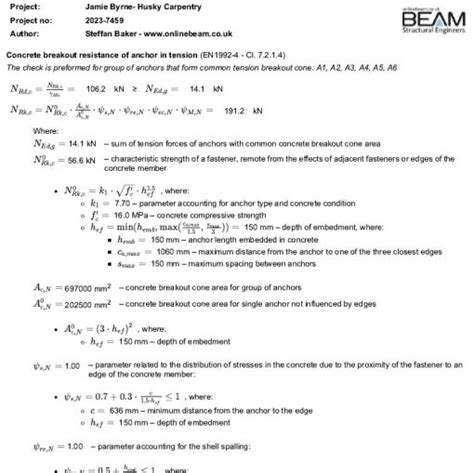 gallow brackets calculations fire breast removal