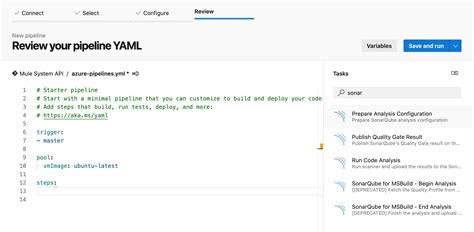 Mulesoft Code Analysis Done Using Azure Dev Ops