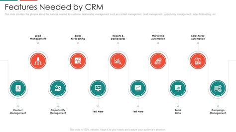 Automate Customer Relationship Management Features Needed By Crm Graphics Pdf