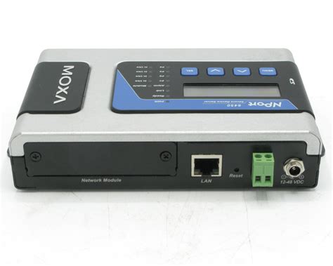 Moxa Nport 6450 4 Port Rs 232 422 485 To Ethernet Secure Serial Port Server