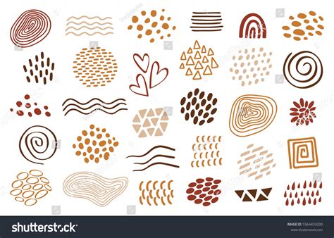 Organic Shapes Set Design Template Vector Stock Vector Royalty Free
