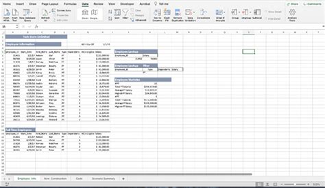 solved employee info worksheet ungroup the worksheets and ensure the 1 answer transtutors