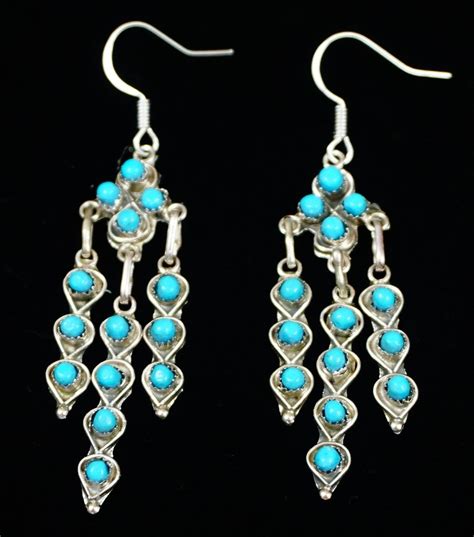 Native American Turquoise Earrings Eagle Rock Trading Post Native