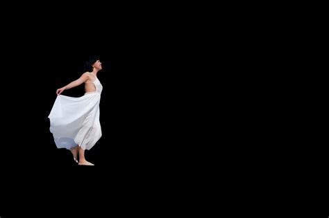 Download Elegant Womanin White Dress