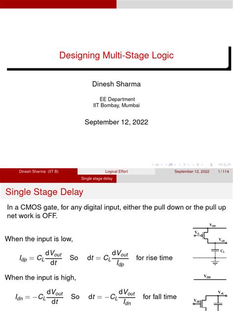 04 Lecture Logical Effort Pdf Logic Gate Electricity