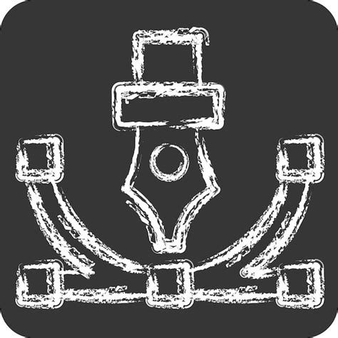 Premium Vector Icon Vector Illustration Related To Creative Concept Symbol Chalk Style Simple