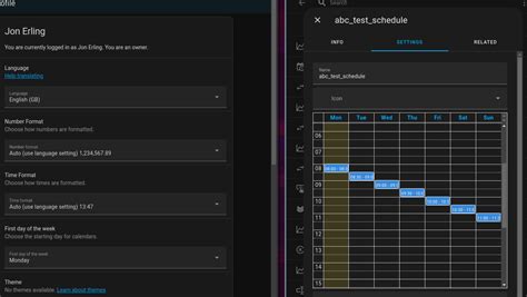 Schedule Helper Selection Desapearing Issue Home Assistant Frontend GitHub