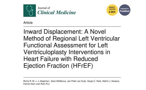 Medis Medical Imaging On Linkedin Inward Displacement A Novel Method Of Regional Left Ventricular