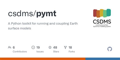 Github Csdms Pymt A Python Toolkit For Running And Coupling Earth