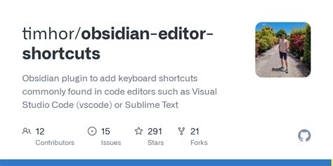 GitHub Timhor Obsidian Editor Shortcuts Obsidian Plugin To Add Keyboard Shortcuts Commonly