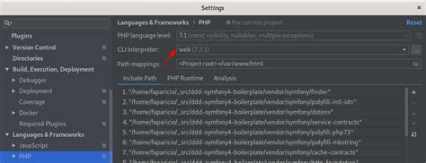 Cómo configurar PhpStorm para usar PHPUnit con xdebug y Docker