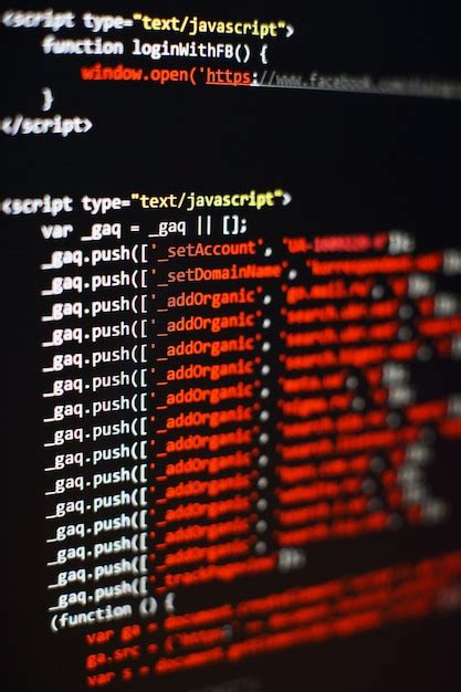 Premium Photo Software Developer Programming Code Abstract Computer